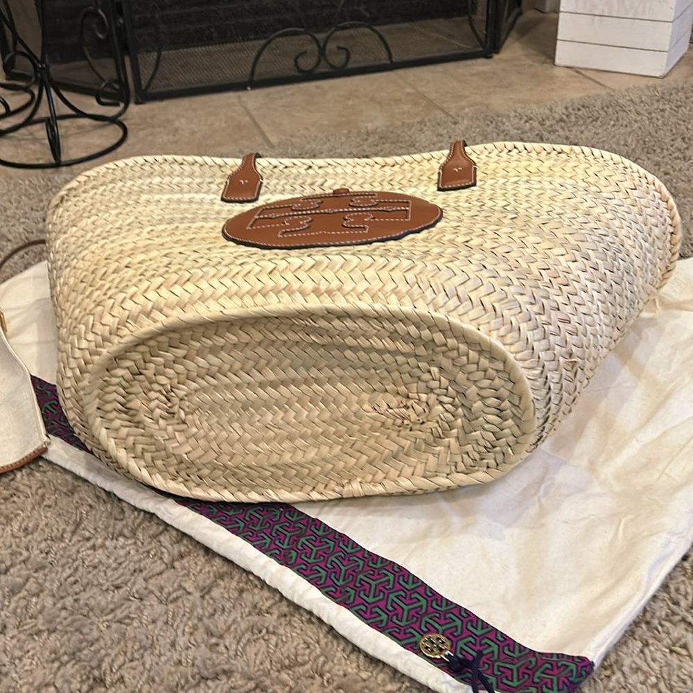 Tory Burch Straw Tote - Gem